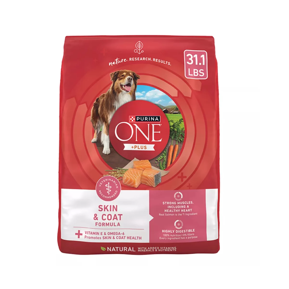 Adult Dog Dry Food with Salmon – Natural Formula with Vitamins ...