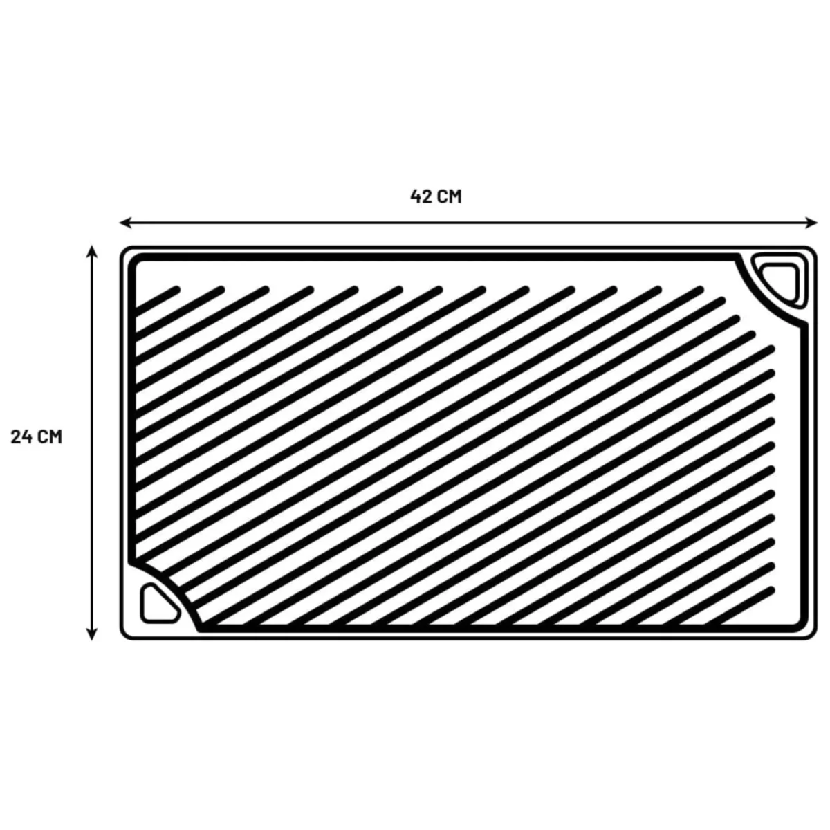 Lodge Seasoned Cast Iron Reversible Grill & Griddle Pan, 16.75" x 9.5 ...